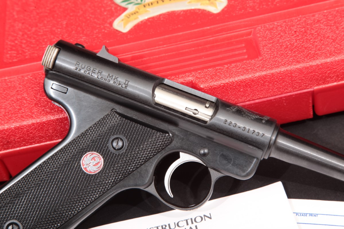 Sturm, Ruger & Co. Mark Ii Mkii 50th Anniversary Red Box, Blue 4 3/4 In ...