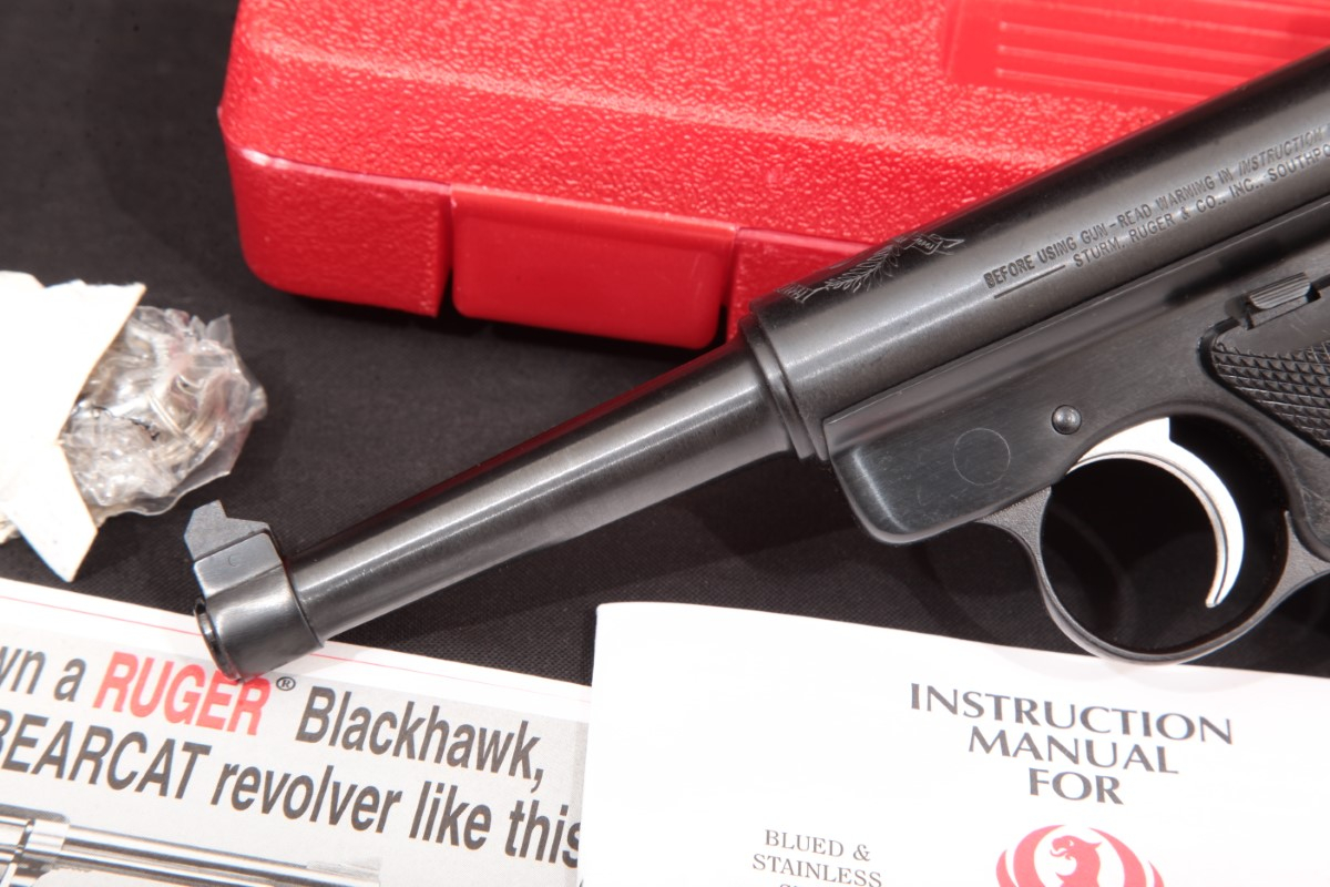 Sturm, Ruger & Co. Mark Ii Mkii 50th Anniversary Red Box, Blue 4 3/4 In ...