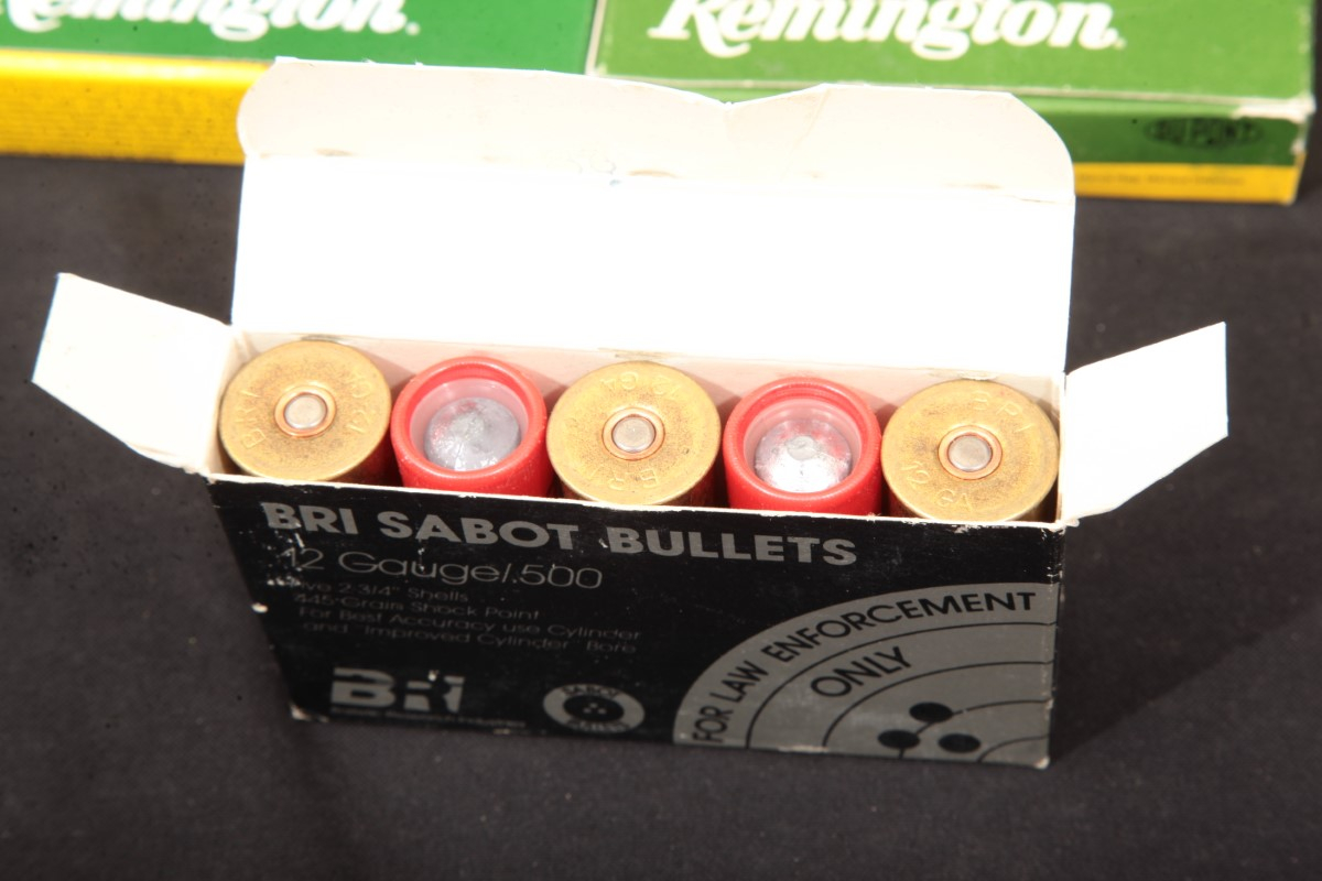 55x 12 Gauge 1 Oz. Lead Slugs Win, Rem, Bri Ammunition 12 Ga. Rifled ...