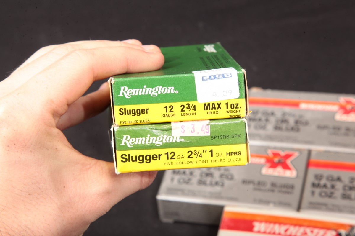 55x 12 Gauge 1 Oz. Lead Slugs Win, Rem, Bri Ammunition 12 Ga. Rifled ...