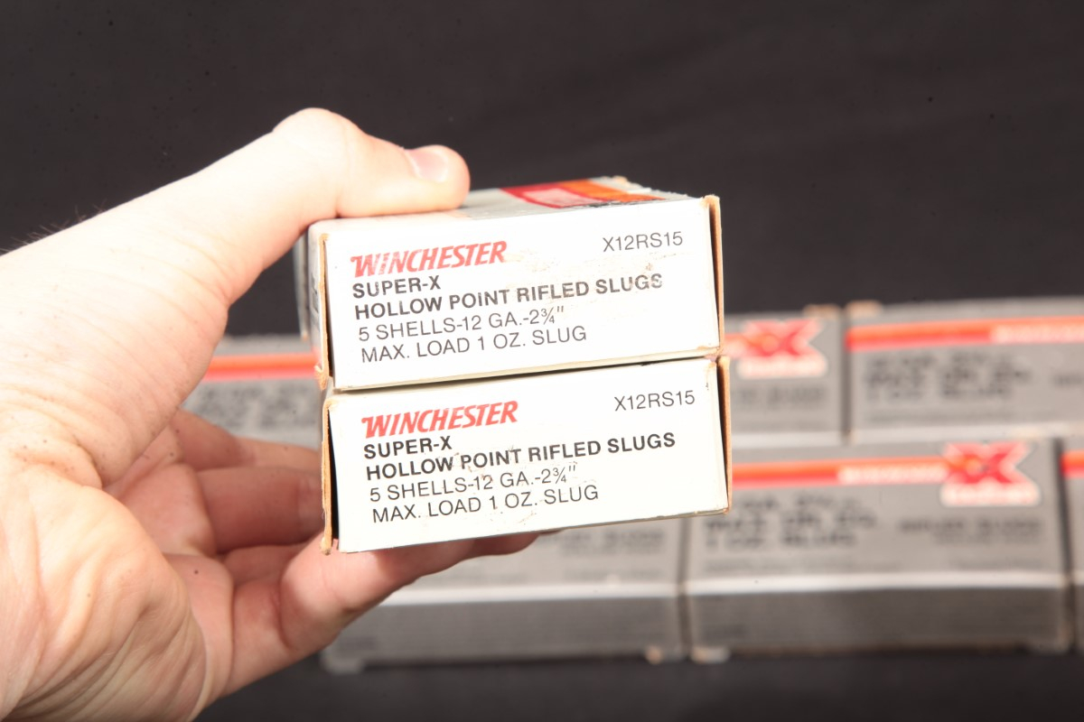 55x 12 Gauge 1 Oz. Lead Slugs Win, Rem, Bri Ammunition 12 Ga. Rifled ...