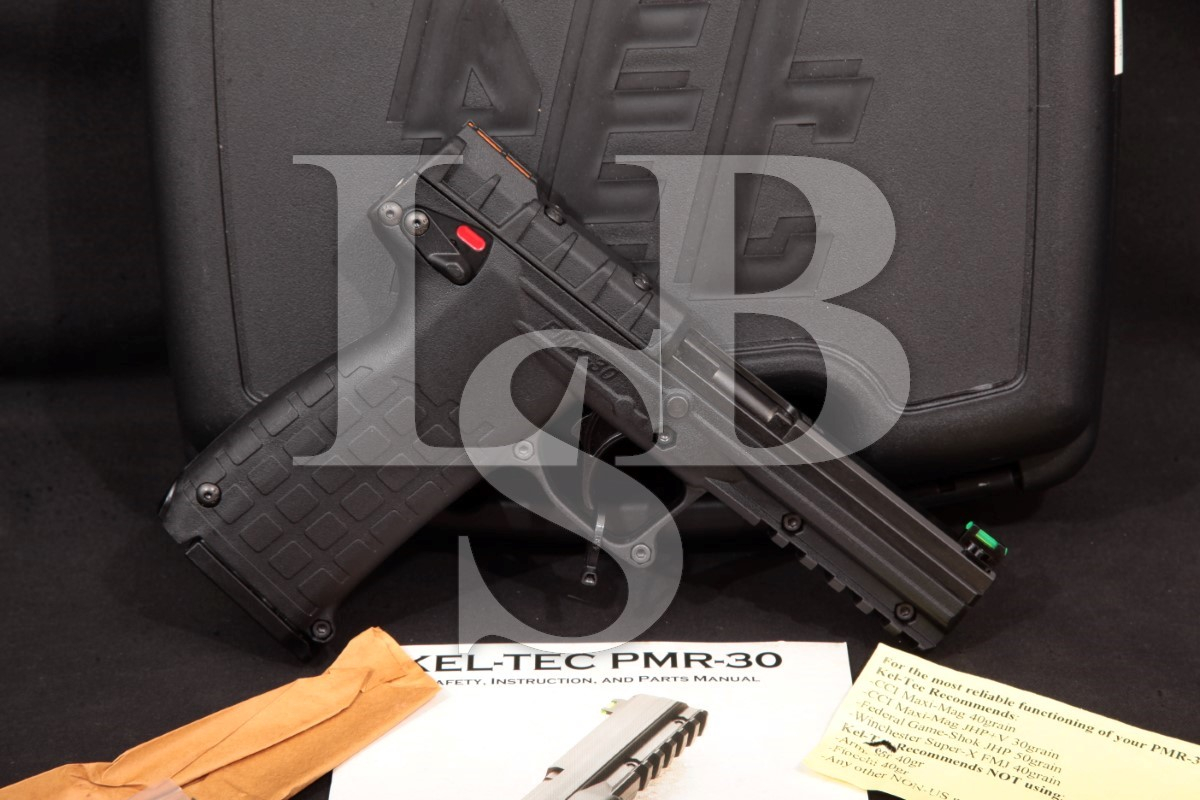 Kel-Tec Model Pmr-30 Pmr30, Black 4 1/4 In. Polymer Frame Striker-Fired ...