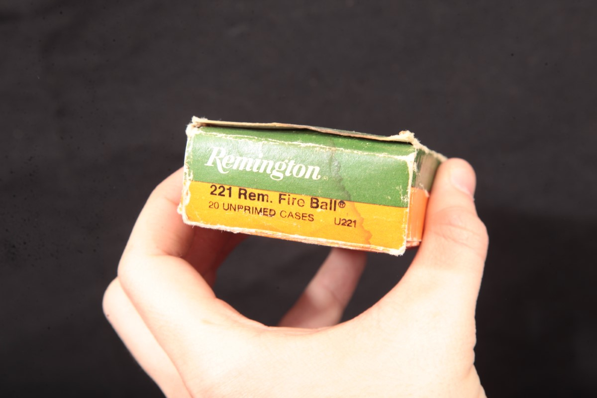 15x .221 Rem. Fireball Reloaded Ammunition Fmj Sp Bullets & 4x Fired ...