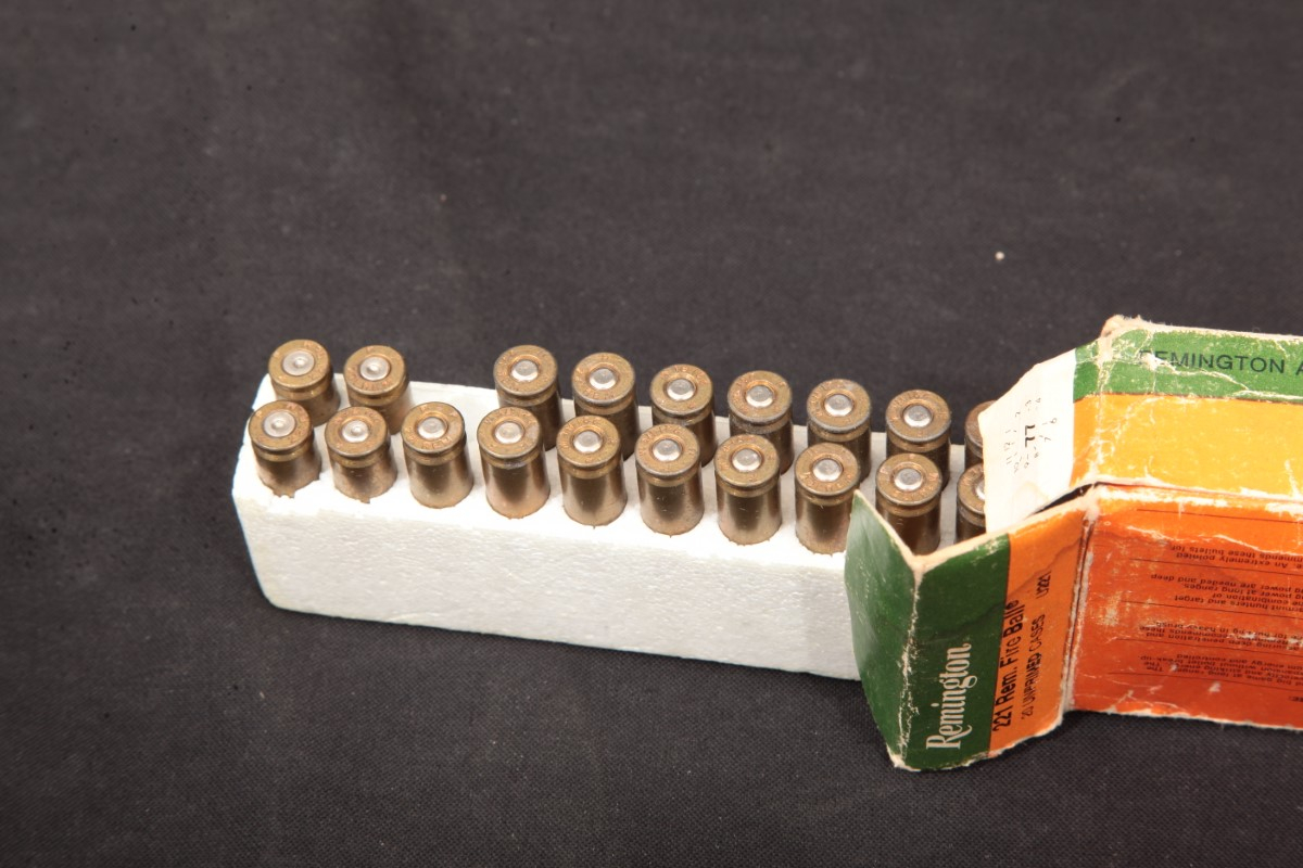 15x .221 Rem. Fireball Reloaded Ammunition Fmj Sp Bullets & 4x Fired ...