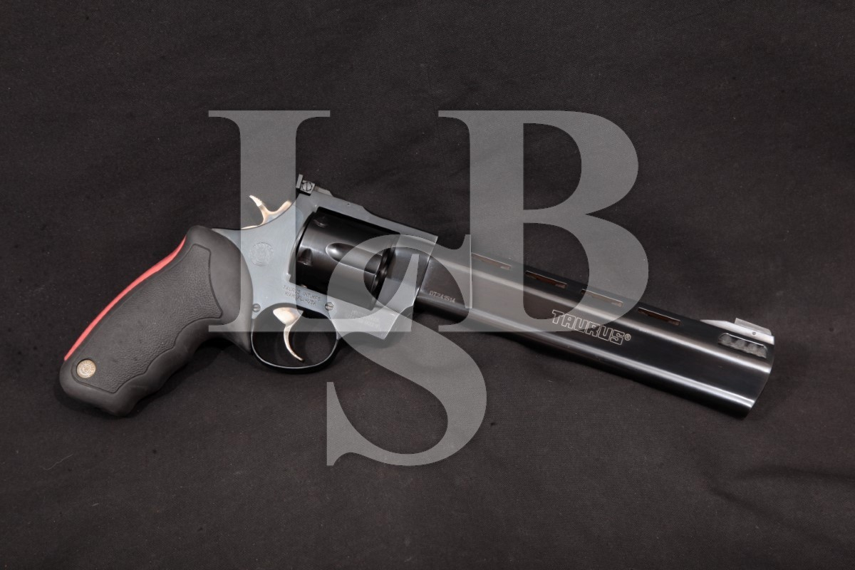 Taurus Model M444 Raging Bull 2-444081, Blue 8 3/8" Ported Vent-Rib Sa ...