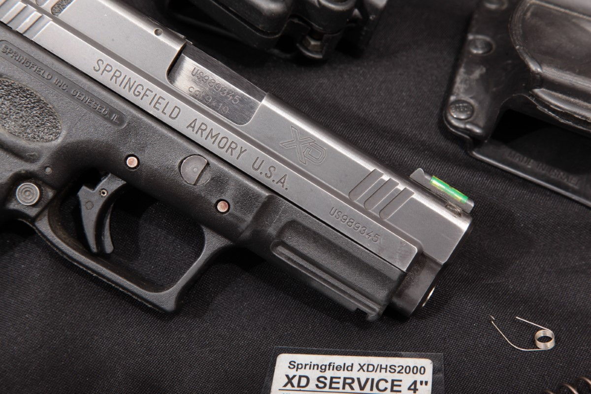 Springfield Armory Xd-9 Xd9 Xd 9, Blue & Black Polymer 4 Removable ...