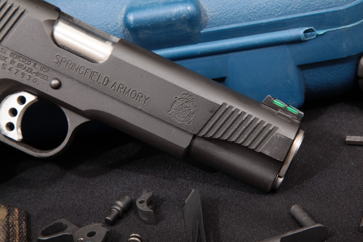 Springfield Armory 1911 Loaded 1911a1 1911a-1, Parkerized 5 Removable ...