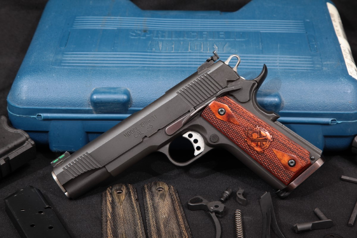 Springfield Armory 1911 Loaded 1911a1 1911a-1, Parkerized 5 Removable ...