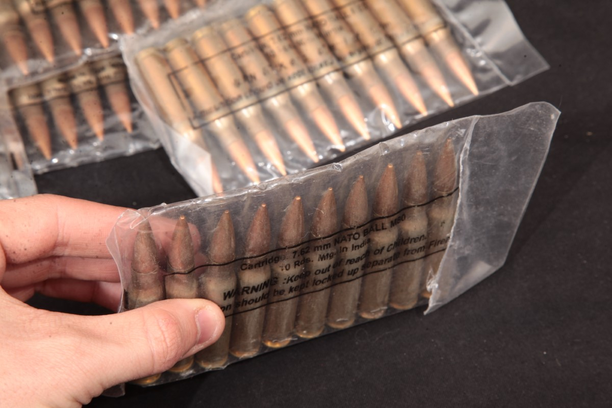 180x 7.62x51mm Nato English L2a2 & India Ammunition M80 Ball 7.62x51mm ...