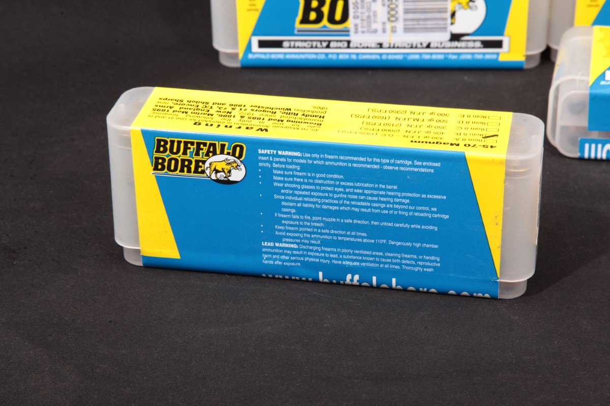 120x .45-70 Magnum Ammunition Buffalo Bore 405 Grain Jfn Bullets .45/70 ...