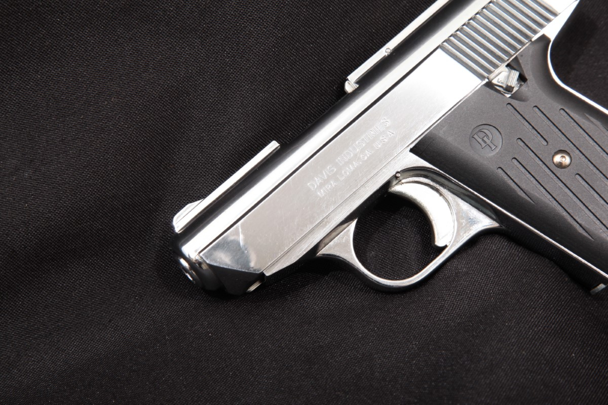 Davis Industries P-380 P 380 P380, Chrome 2.8 Removable Magazine ...