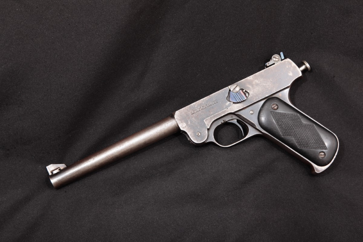 Stevens Model 10 Target, Blue 8 Tip Up Single Shot Manually Cocked ...