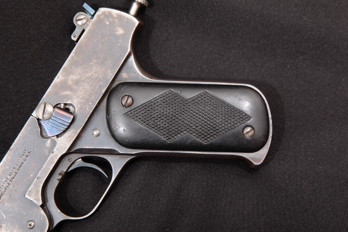 Stevens Model 10 Target, Blue 8 Tip Up Single Shot Manually Cocked ...