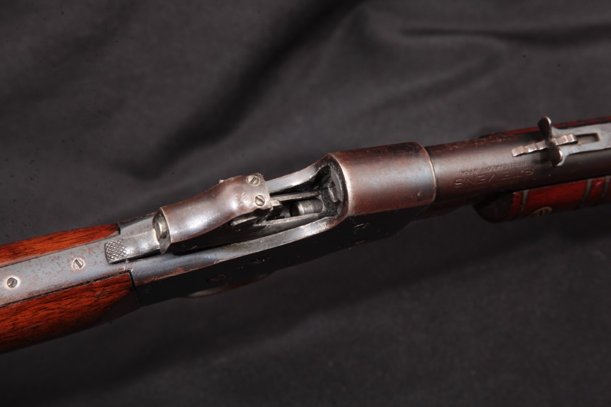 Stevens Model 70 Visible Loading Repeater, Blue 22" Pump/Slide Action ...