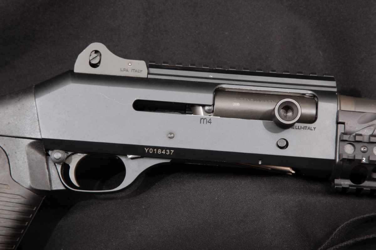 Benelli Model M4, Phosphate & Black 18 1/2" Gas Piston Semi-Automatic ...