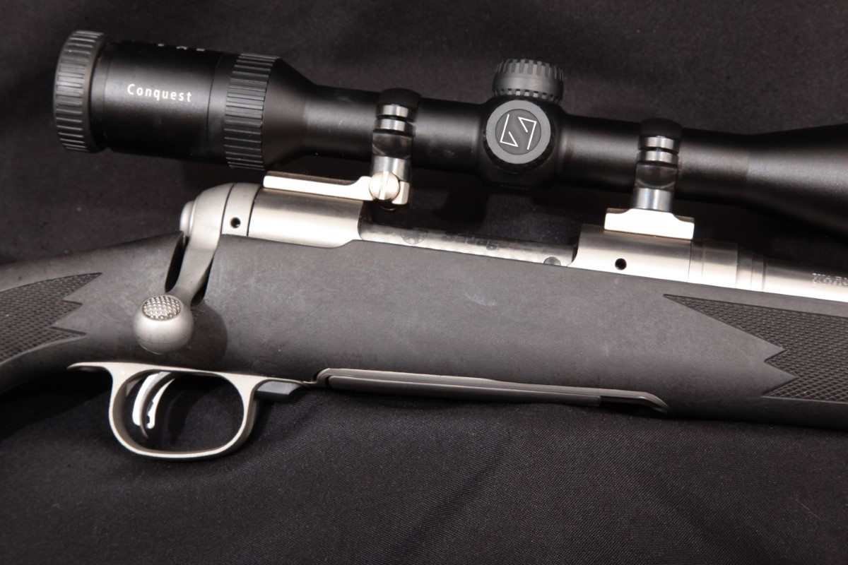 Savage Model 16, Stainless 24 Hinged Floorplate Bolt Action Rifle With ...