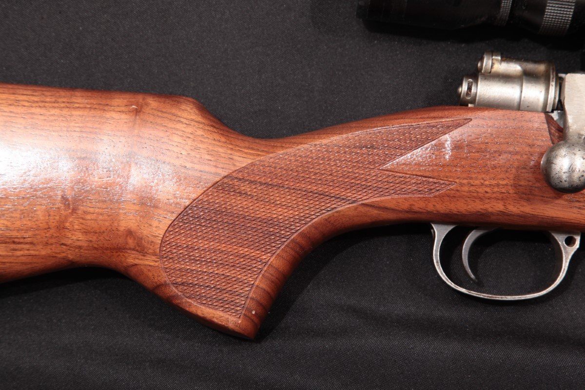 Mauser Sporterized K98, Blue 24" Bolt Action Rifle, Tasco 3-9x50 Scope ...