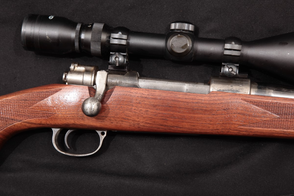 Mauser Sporterized K98, Blue 24" Bolt Action Rifle, Tasco 3-9x50 Scope ...