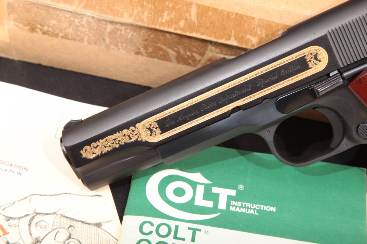 Colt Lapd Special Edition Mk Iv Mkiv Series `70 Government 1911, Blue ...