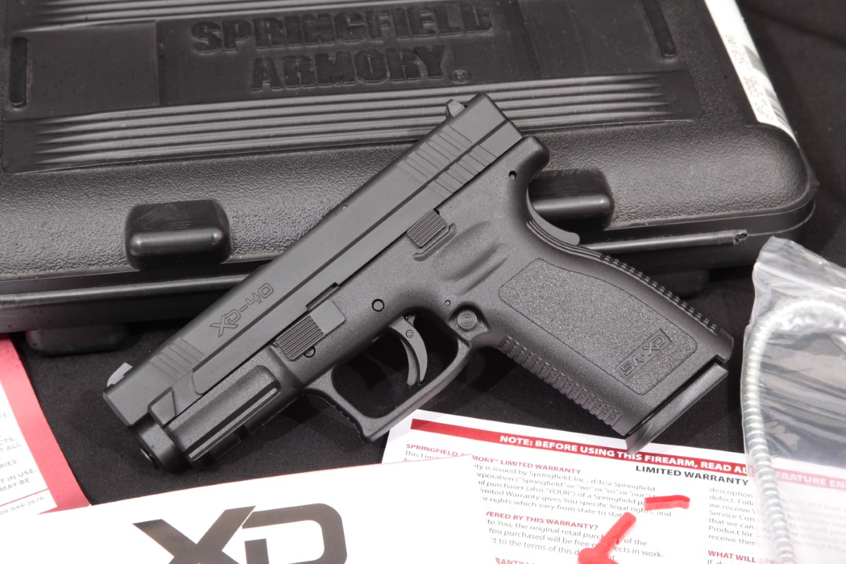Springfield Armory Xd-40 Xd 40 Cat.# Xd9102, Matte Black & Polymer 4 ...