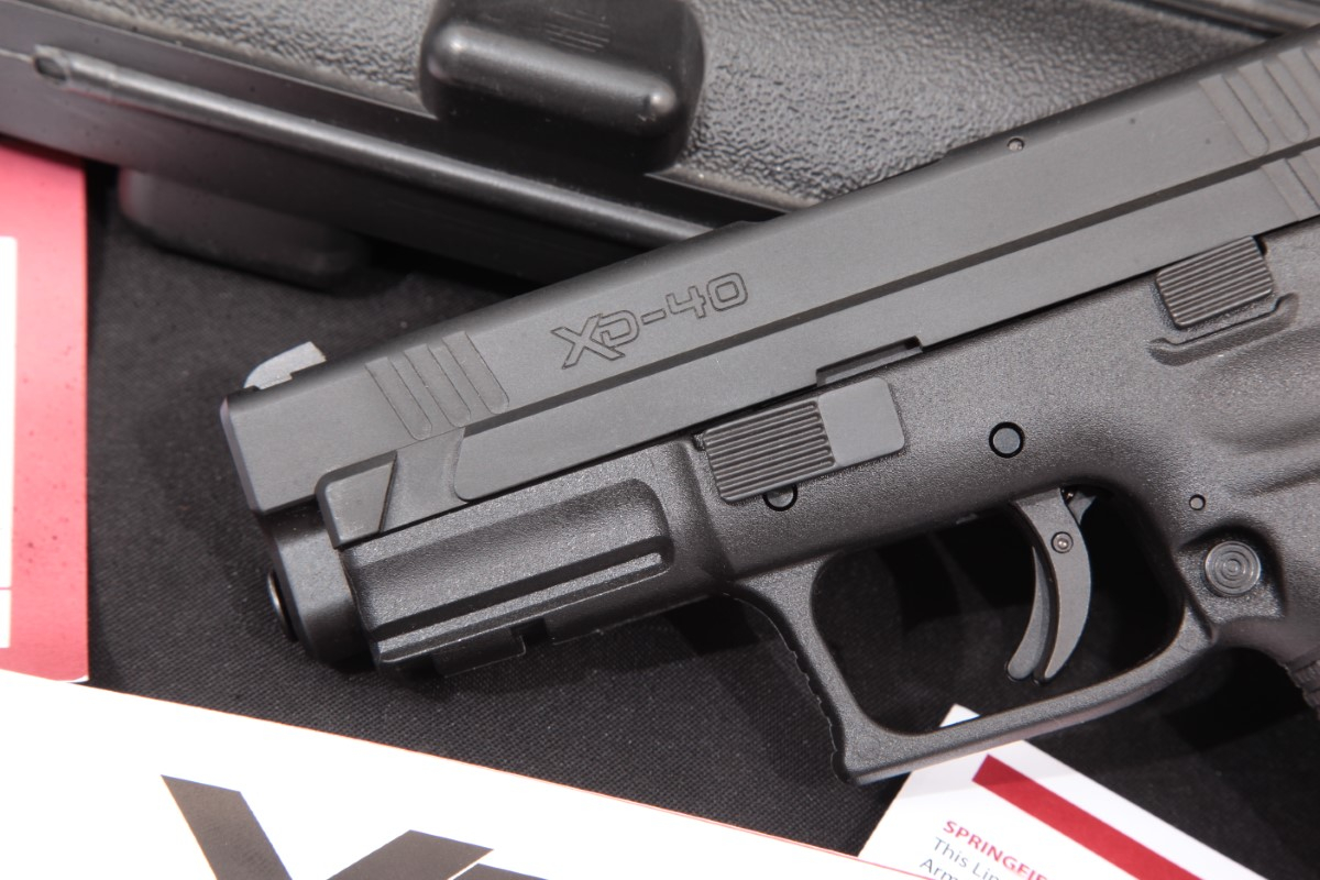 Springfield Armory Xd-40 Xd 40 Cat.# Xd9102, Matte Black & Polymer 4 ...