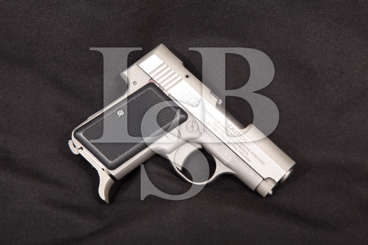 Amt Back Up Ii Backup 2, Stainless 2 Detachable Magazine Fed Single ...