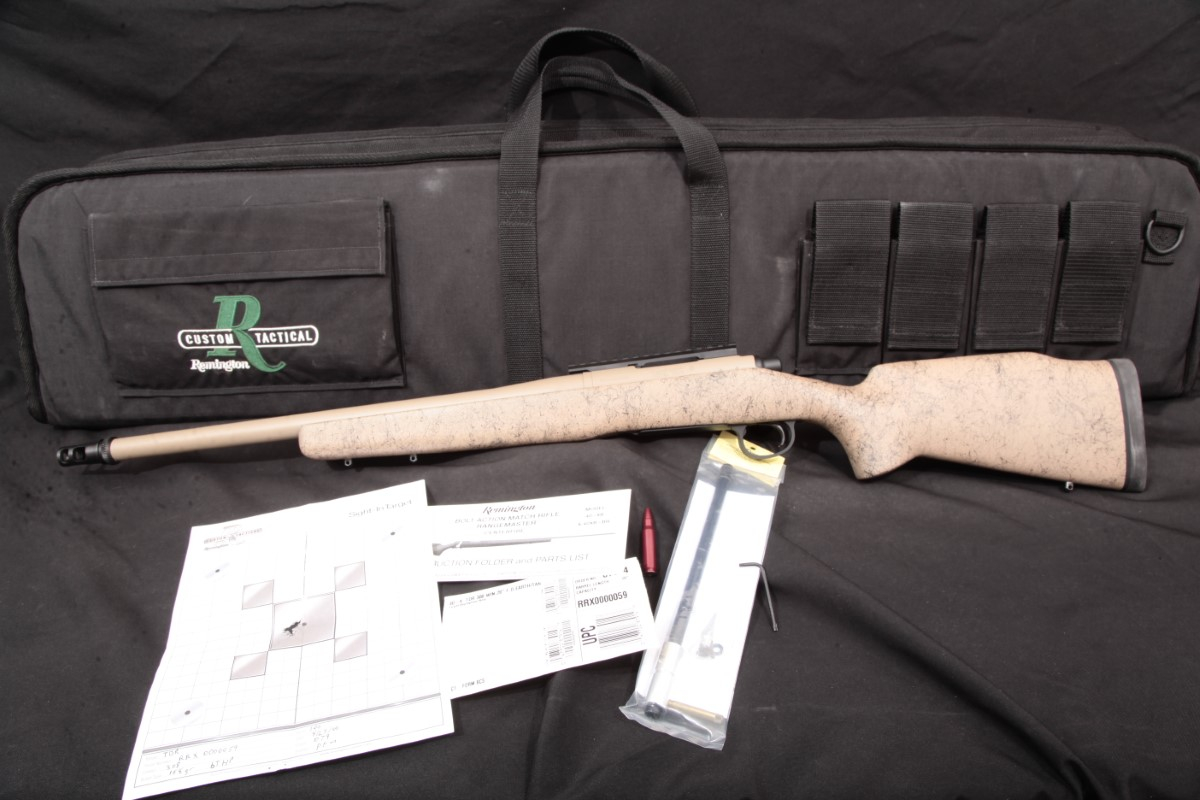 Remington Custom Shop Model 40-X Target Deployment Rifle Tdr 87914, Fde ...