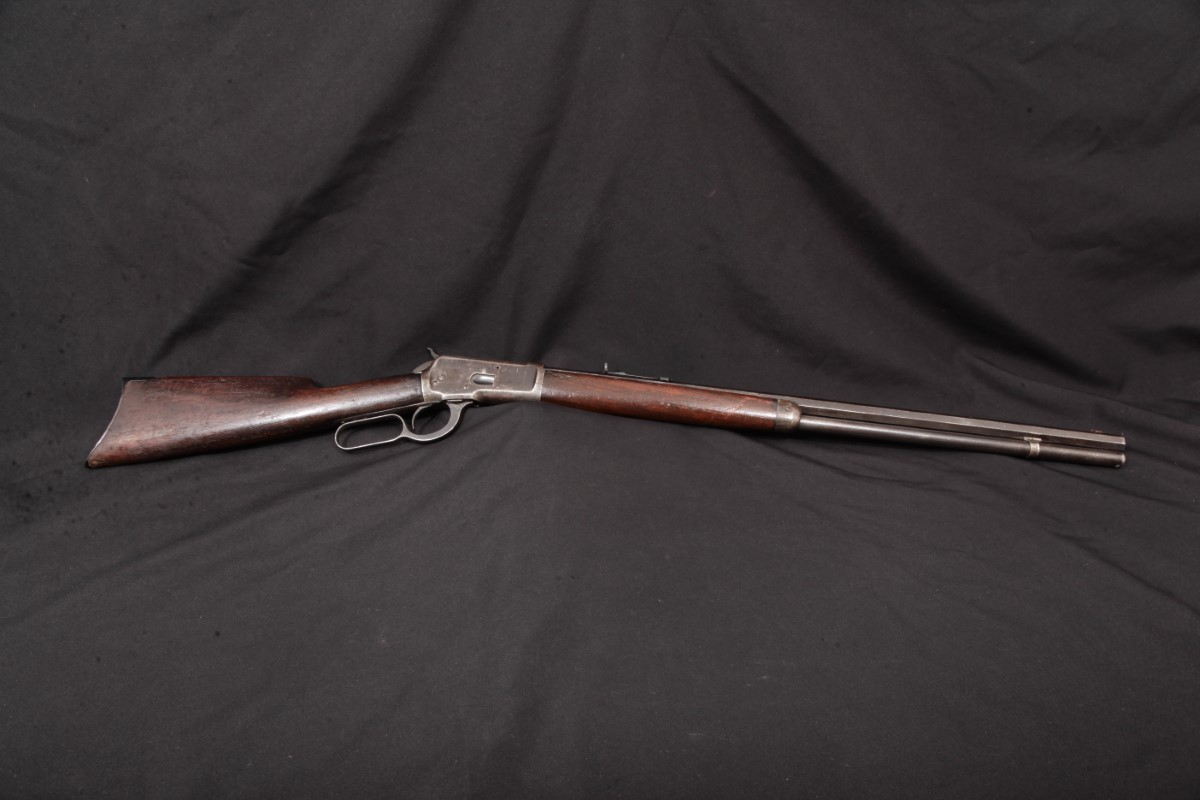 Winchester Model 1892 92 Rifle, Blue 24" Octagonal Full Length Magazine ...