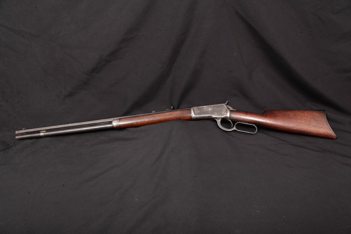 Winchester Model 1892 92 Rifle, Blue 24" Octagonal Full Length Magazine ...