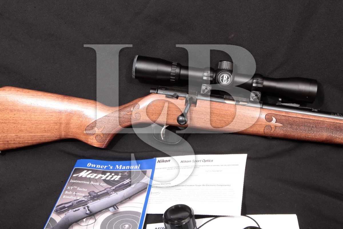 Marlin Model Xt-22 Xt22, Blue 22" Micro-Groove Tube-Magazine Bolt ...