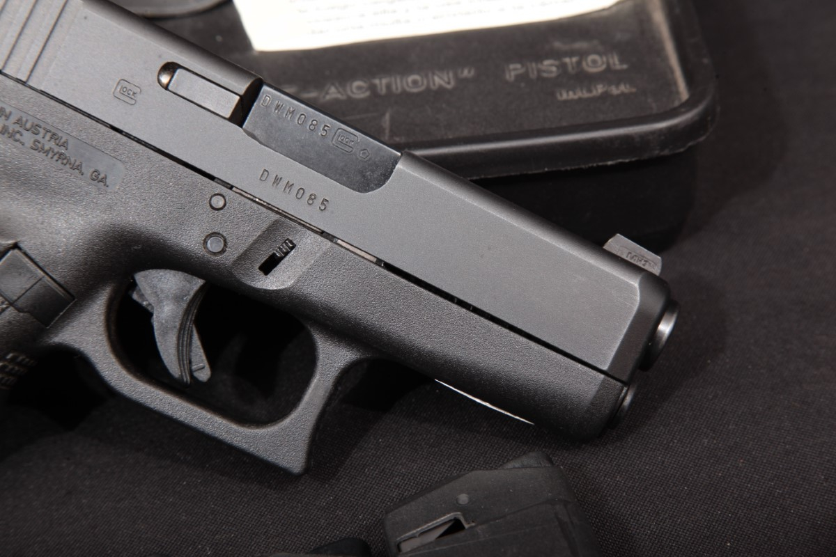 Glock Model 36 G36, Tennifer & Black Polymer 3.78 Striker Fired Sub ...