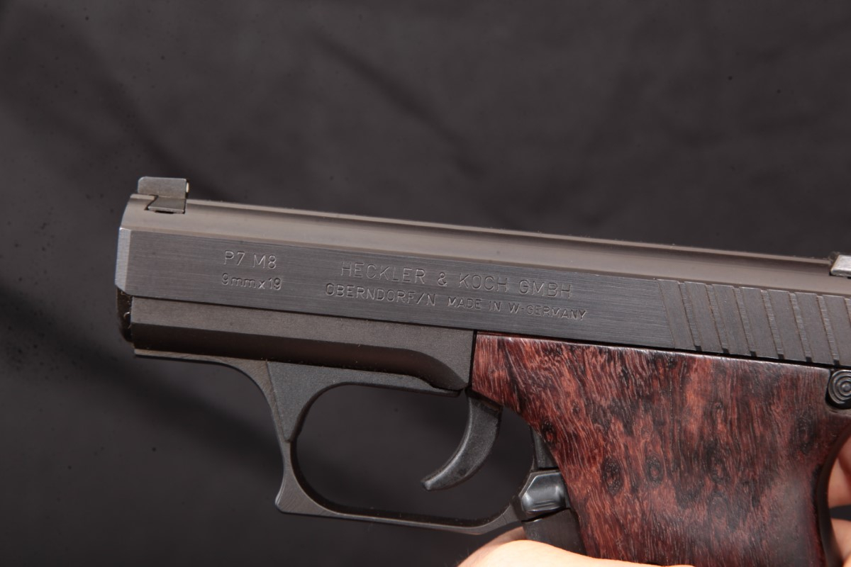 Heckler & Koch Hk H&K Model P7m8 P7-M8, Blue 4 In. Squeeze-Cocking Semi ...