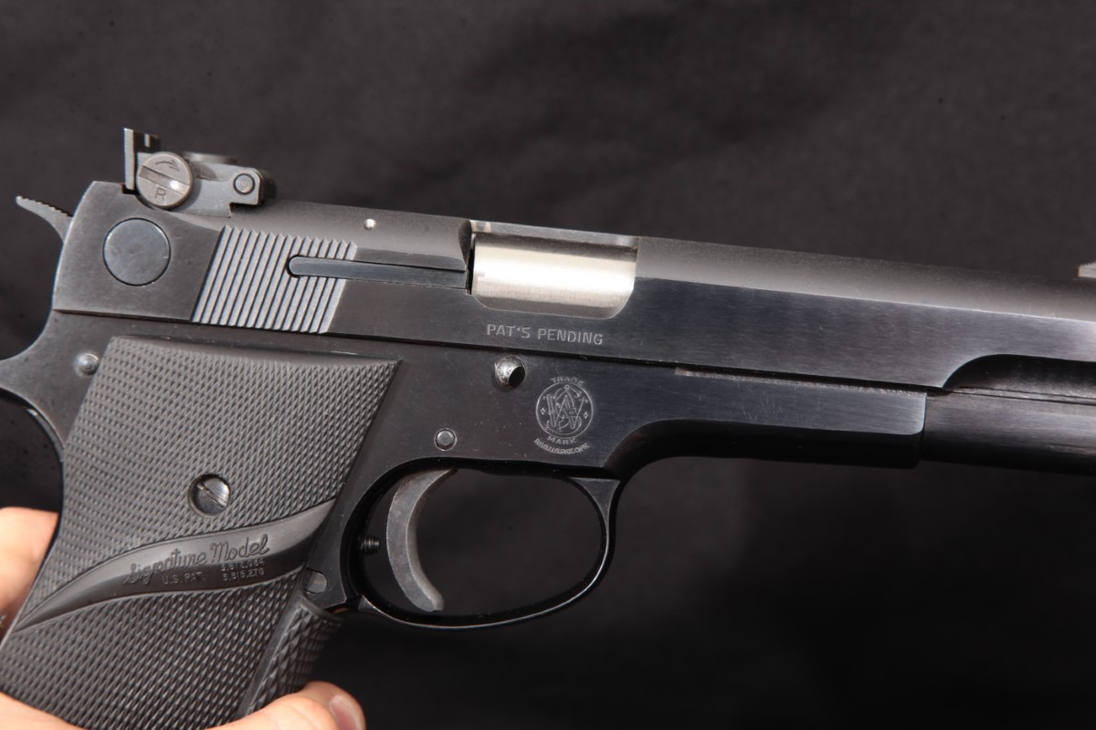 Smith & Wesson S&W Model 52-2 The .38 Master Single-Action, Blue 5" Sa ...