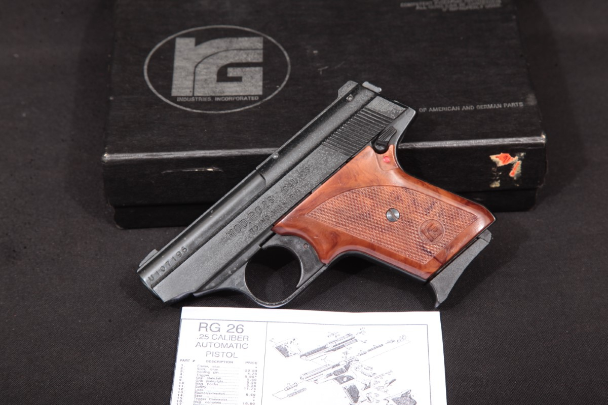 Model Rg26 Rg 26, Black 2 Detachable Magazine Striker Fired Subcompact ...