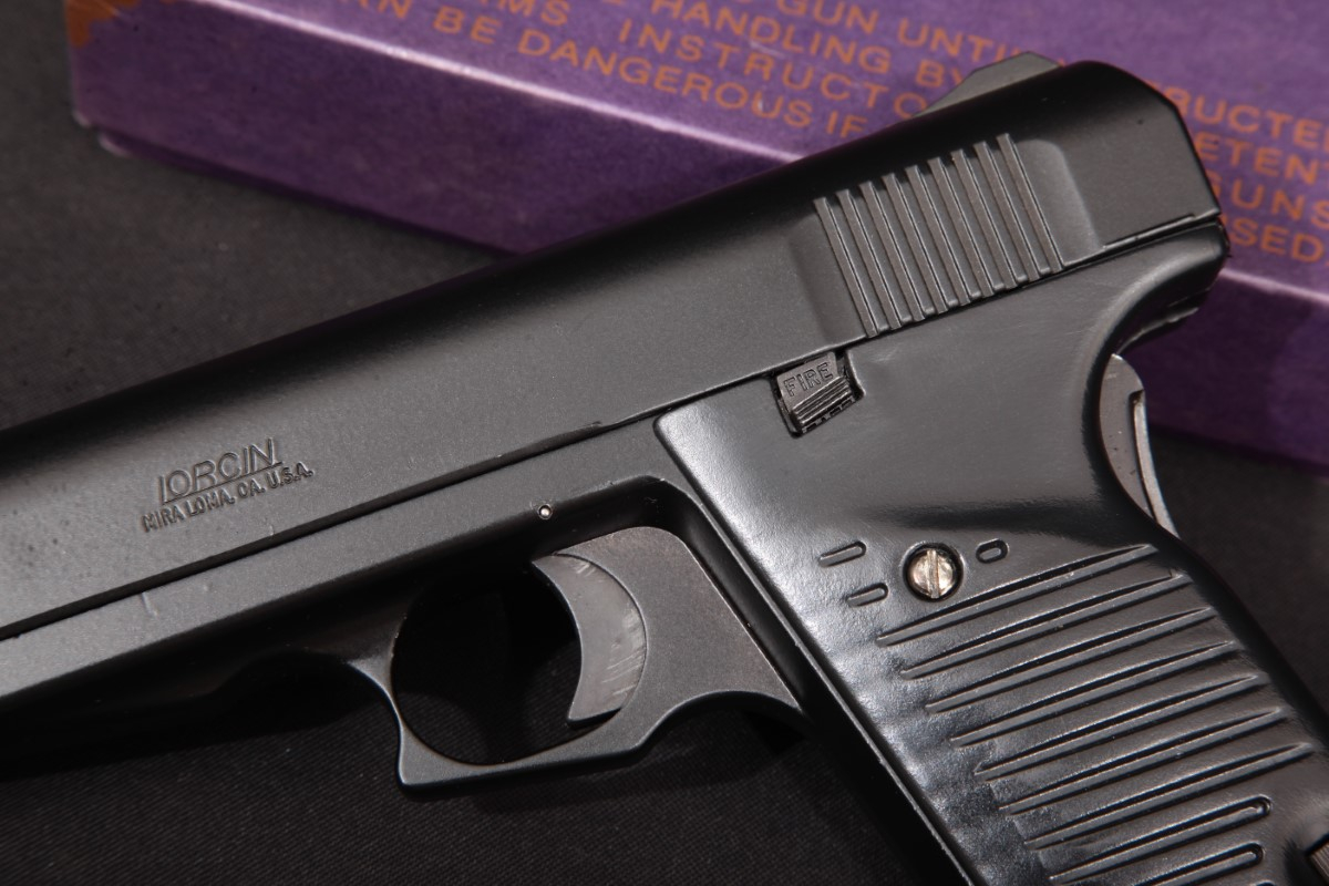 Lorcin Model L9mm L 9mm, Black 4 Detachable Magazine Striker Fired Semi ...