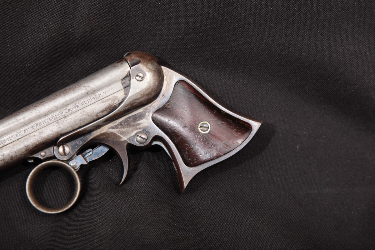 Model Remington-Elliot Ring Trigger 4 Shot Deringer, Blue 3 3/8 Double ...