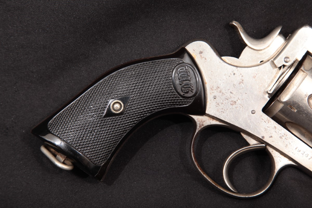 Webley W.G. Army Model Of 1896, Nickel 6 Sa/Da Double Action Revolver ...
