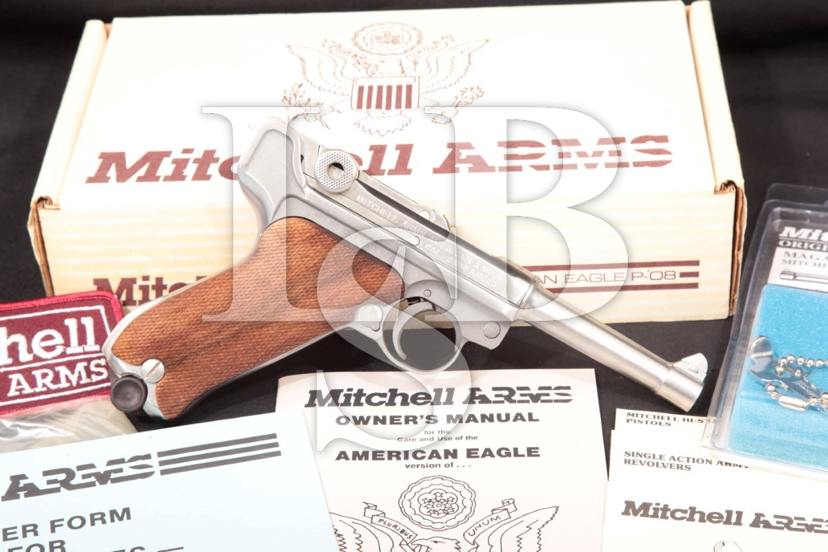 Mitchell Arms Spm Model American Eagle Luger, Stainless 4 Sa Semi ...
