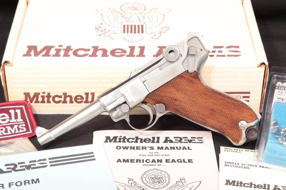Mitchell Arms Spm Model American Eagle Luger, Stainless 4 Sa Semi ...