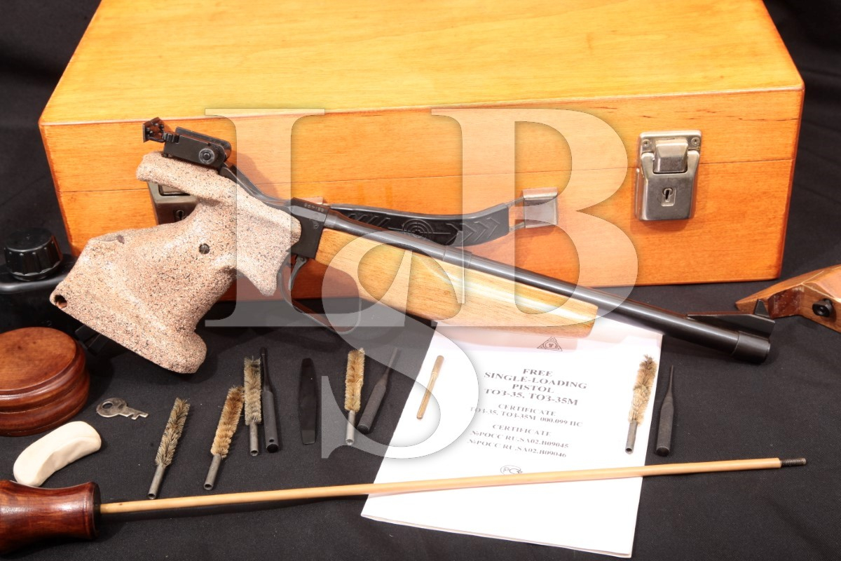 Russian Tula Toz-35m To3-35m Free Pistol Import Marked, Blue 11 Single ...