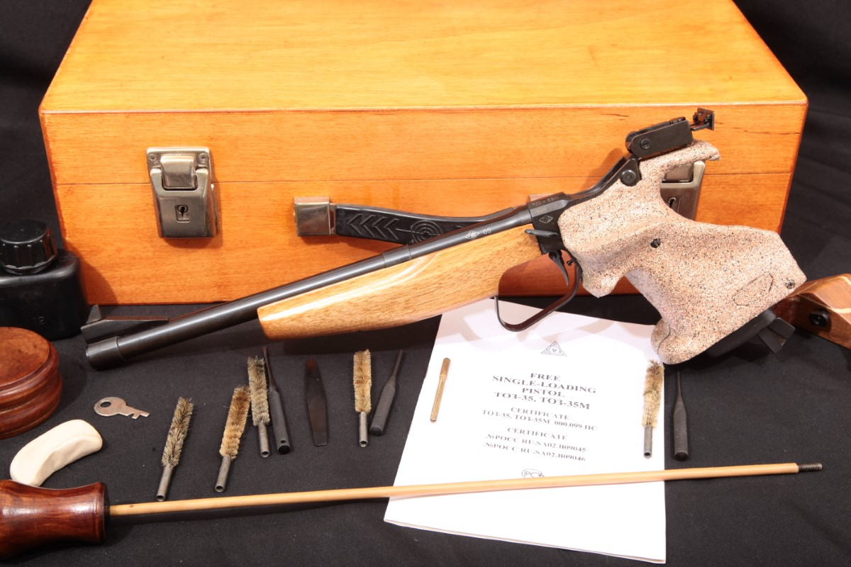 Russian - Tula TOZ-35M TO3-35M Free Pistol Import Marked, Blue 11 ¾ ...