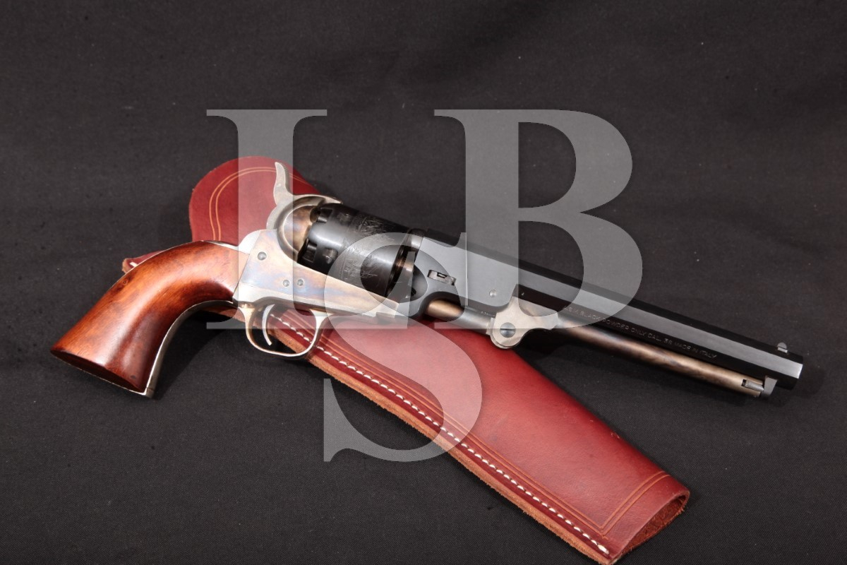 Armi San Marco Colt 1851, Color Case & Blue 7 Cap & Ball Single Action ...