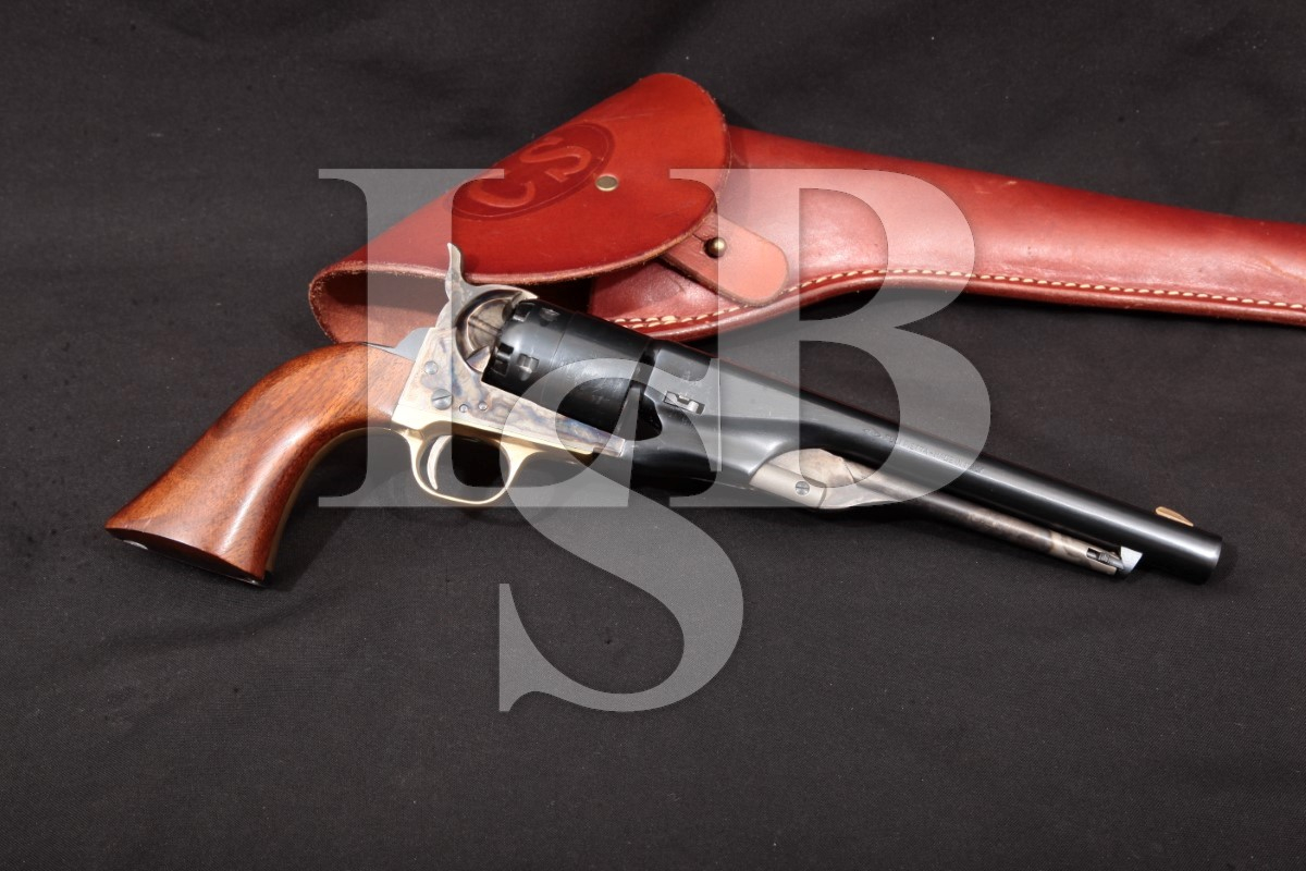 F.Lli Pietta 1860 Army Repro., Color Case & Blue 8” Cap & Ball Single ...