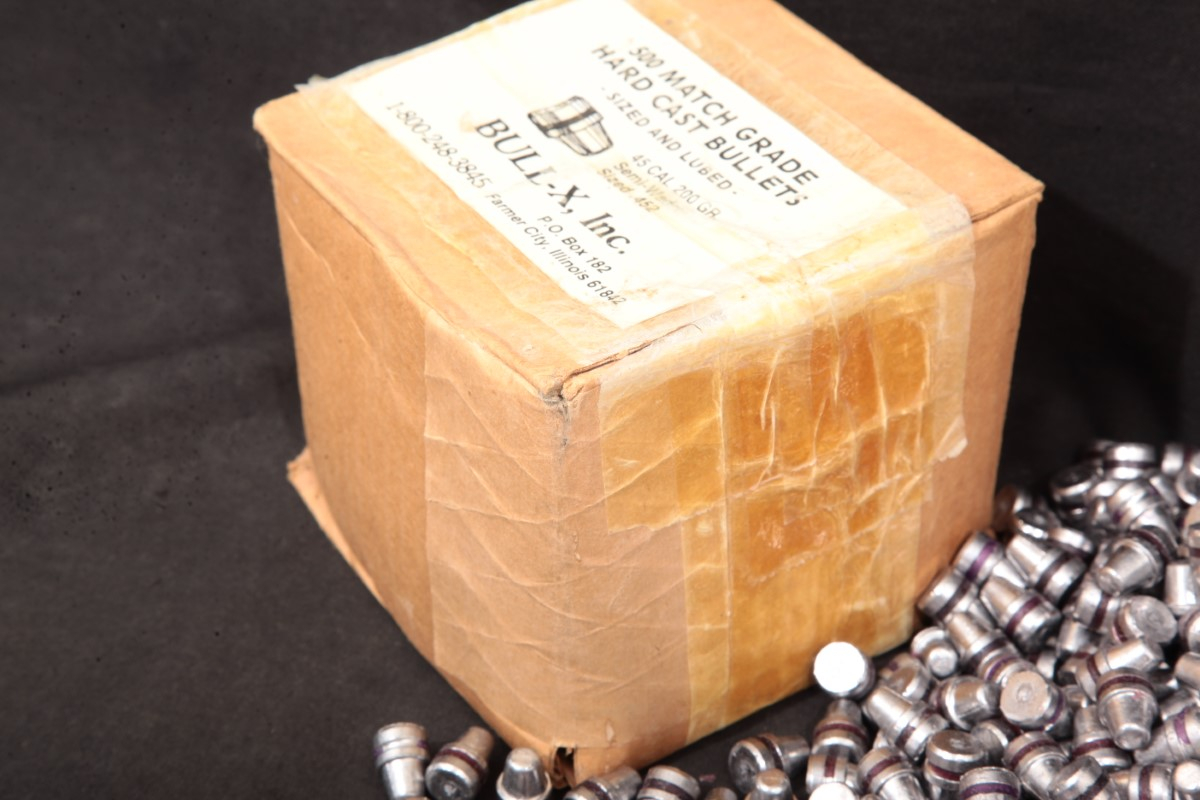 1100x .45 Caliber Lead Hard Cast Bullets Bull-X & Unknown Brand 195 ...