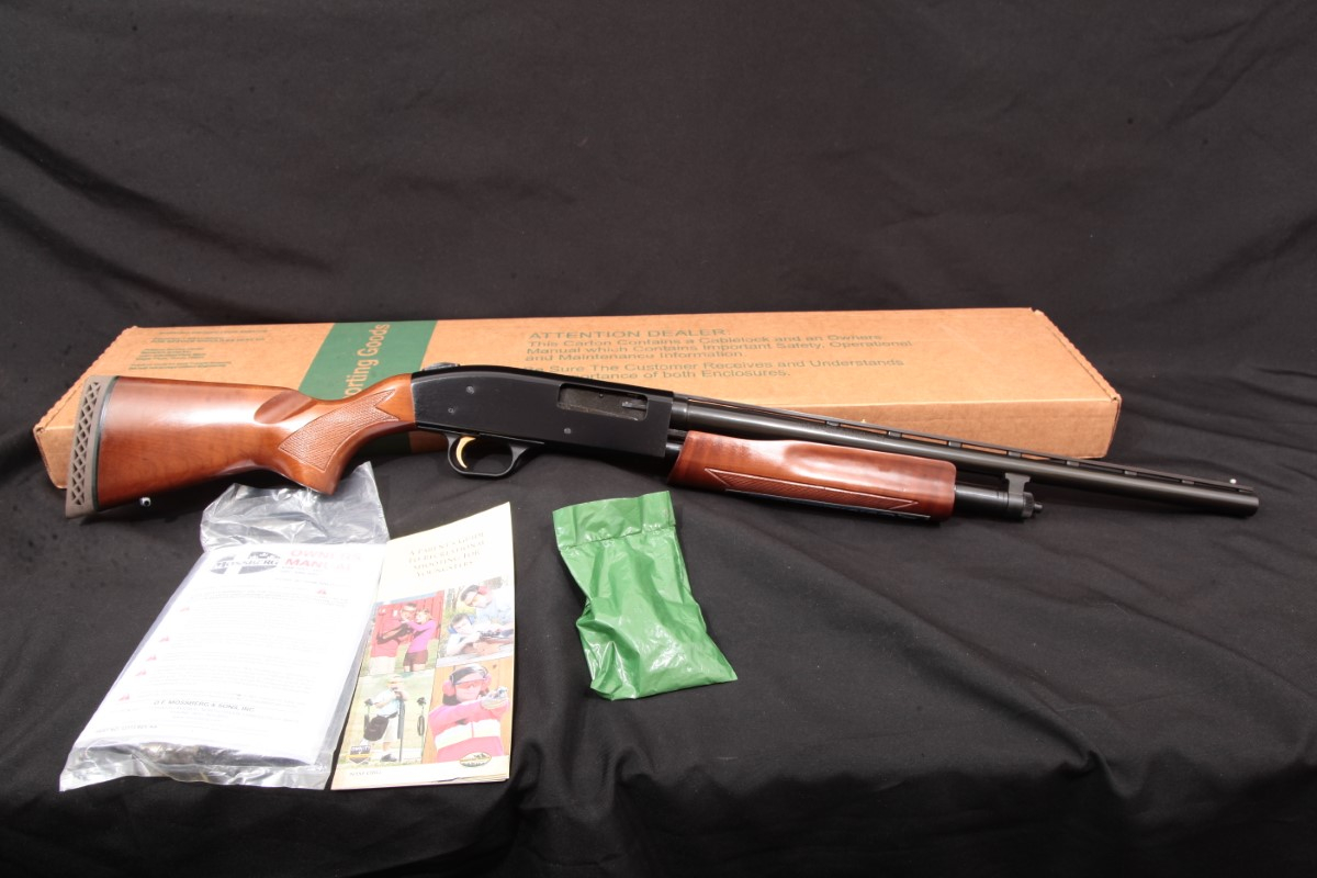 Mossberg Model 505, Black Alloy & Blue 20 Magazine Tube Fed Pump Action ...