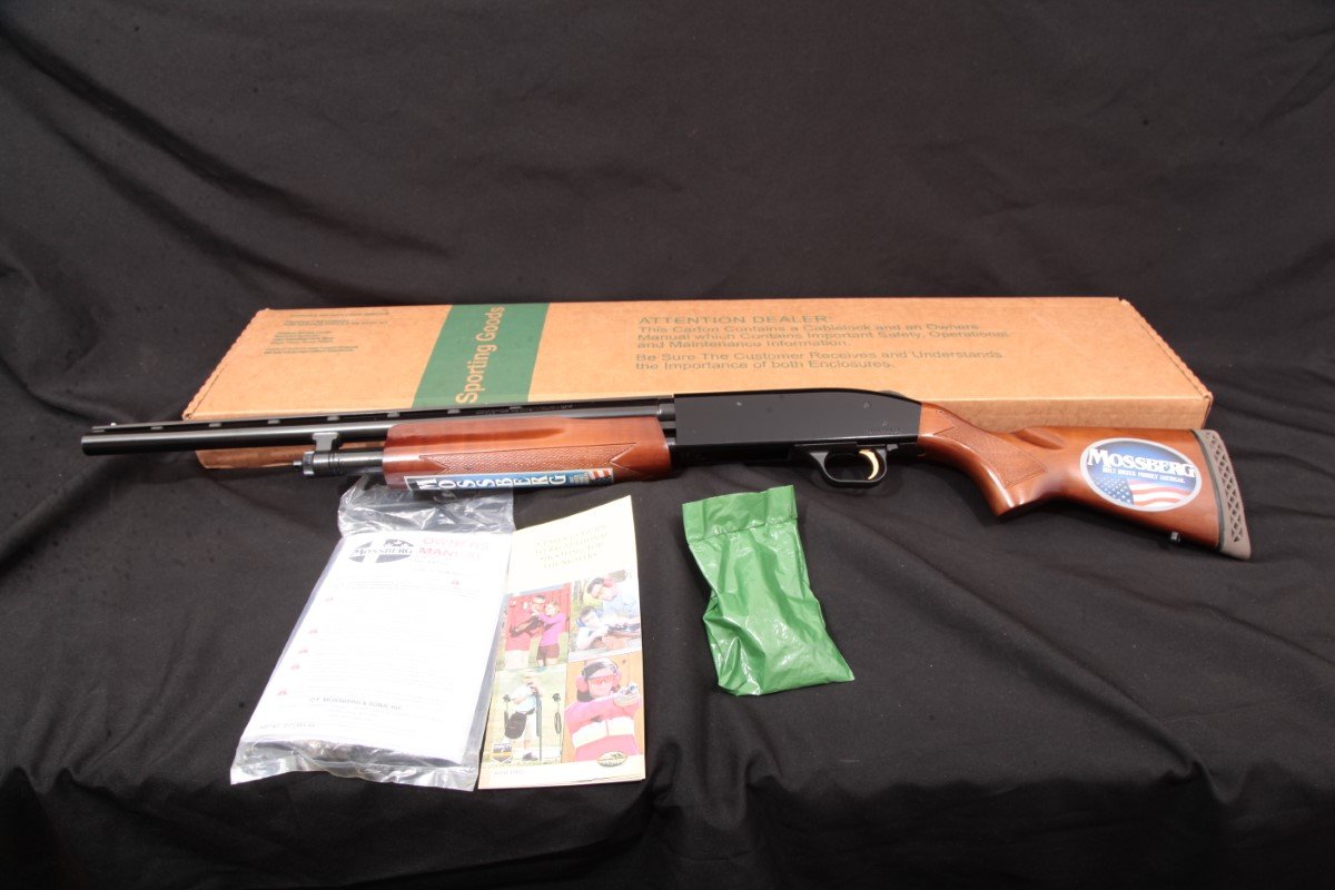 Mossberg Model 505, Black Alloy & Blue 20 Magazine Tube Fed Pump Action ...