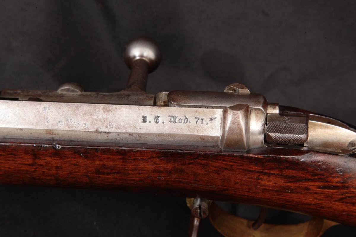 German Mauser Model 1871, Amberg M71, Unit Marked, Blue 33 Military ...