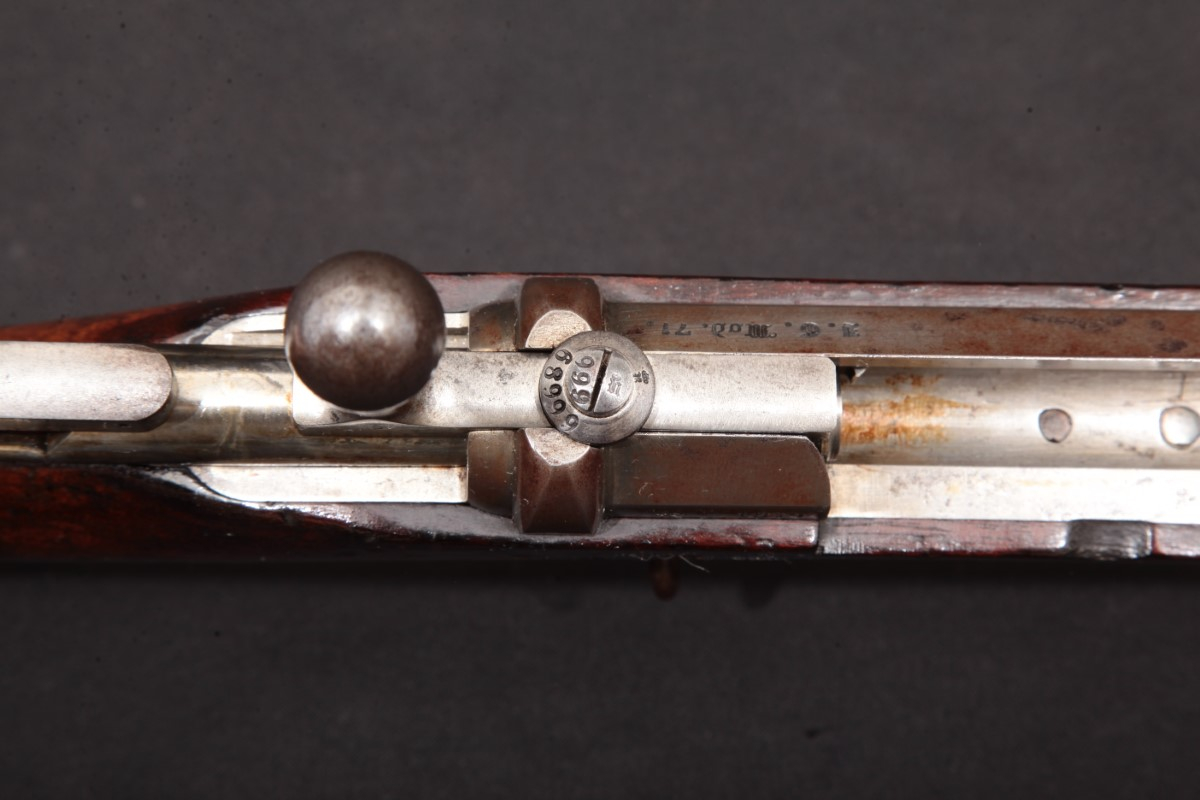 German Mauser Model 1871, Amberg M71, Unit Marked, Blue 33 Military ...