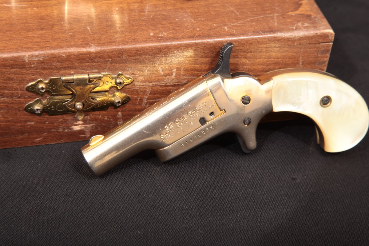 Colt Lord & Lady No.4 Model Deringer Non-Firing Replica, Blue & Gold 2 ...
