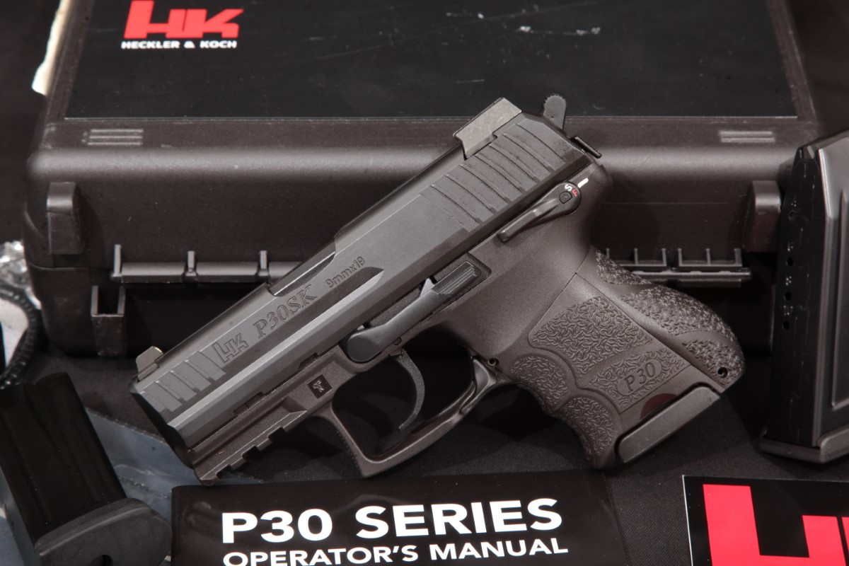 Heckler & Koch Hk H&K Model P30sk P30-Sk V3, Blue 3.27" Ambidextrous Sa ...